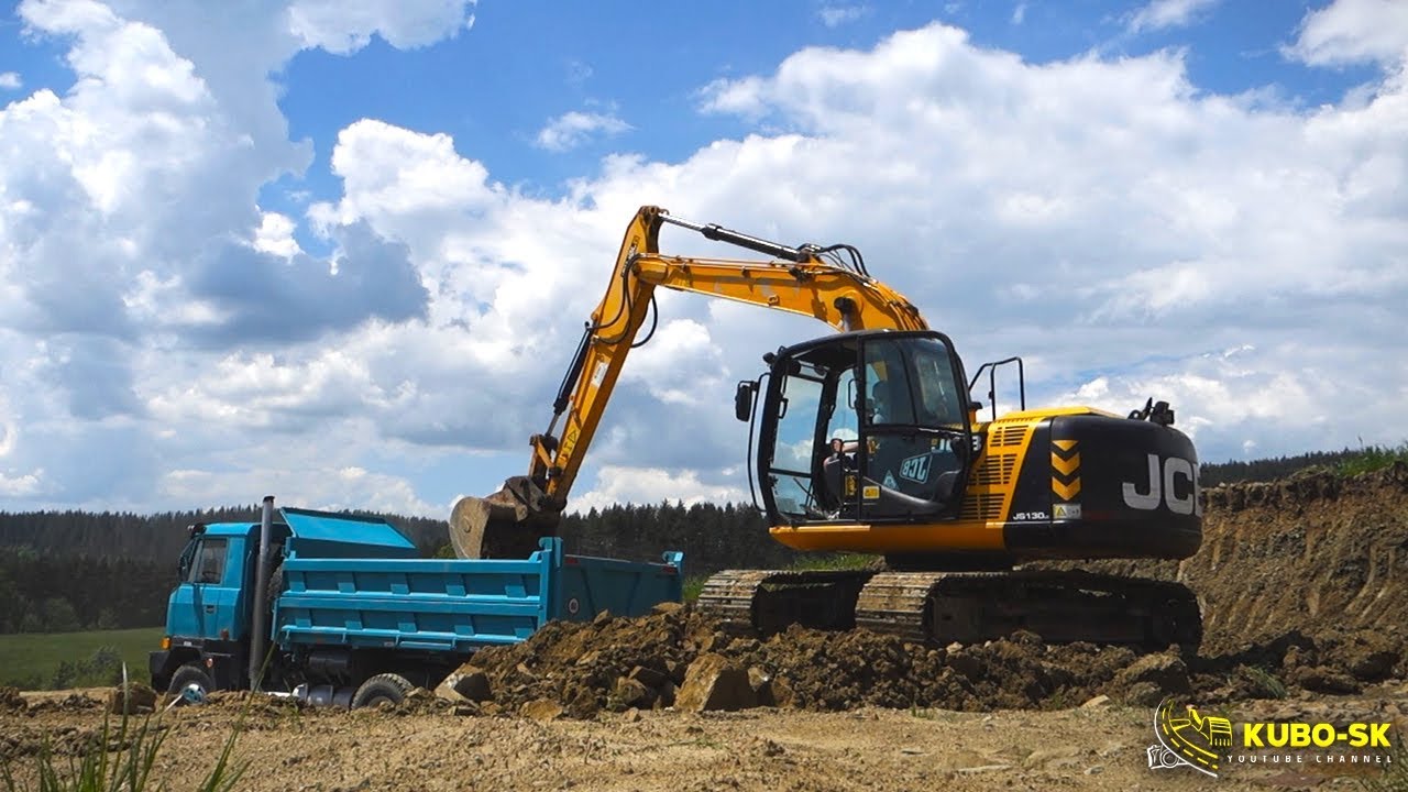 Nový bager | JCB JS130LC excavator | Job report - YouTube