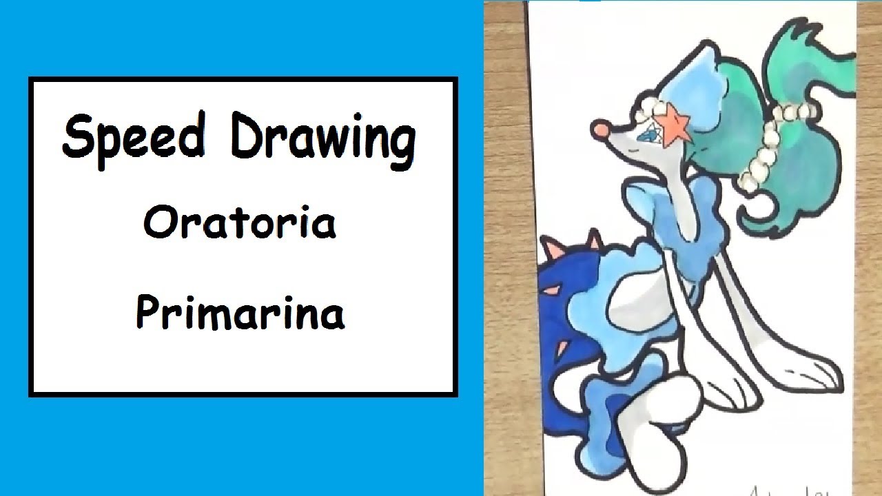 [ Speed Drawing ] : Oratoria - Primarina ! ~COPIC~ - YouTube