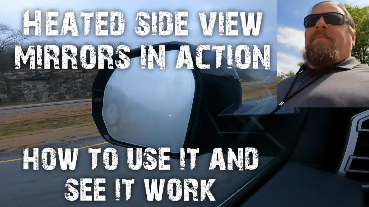 Heated mirror, Turning it on and seeing it work - YouTube