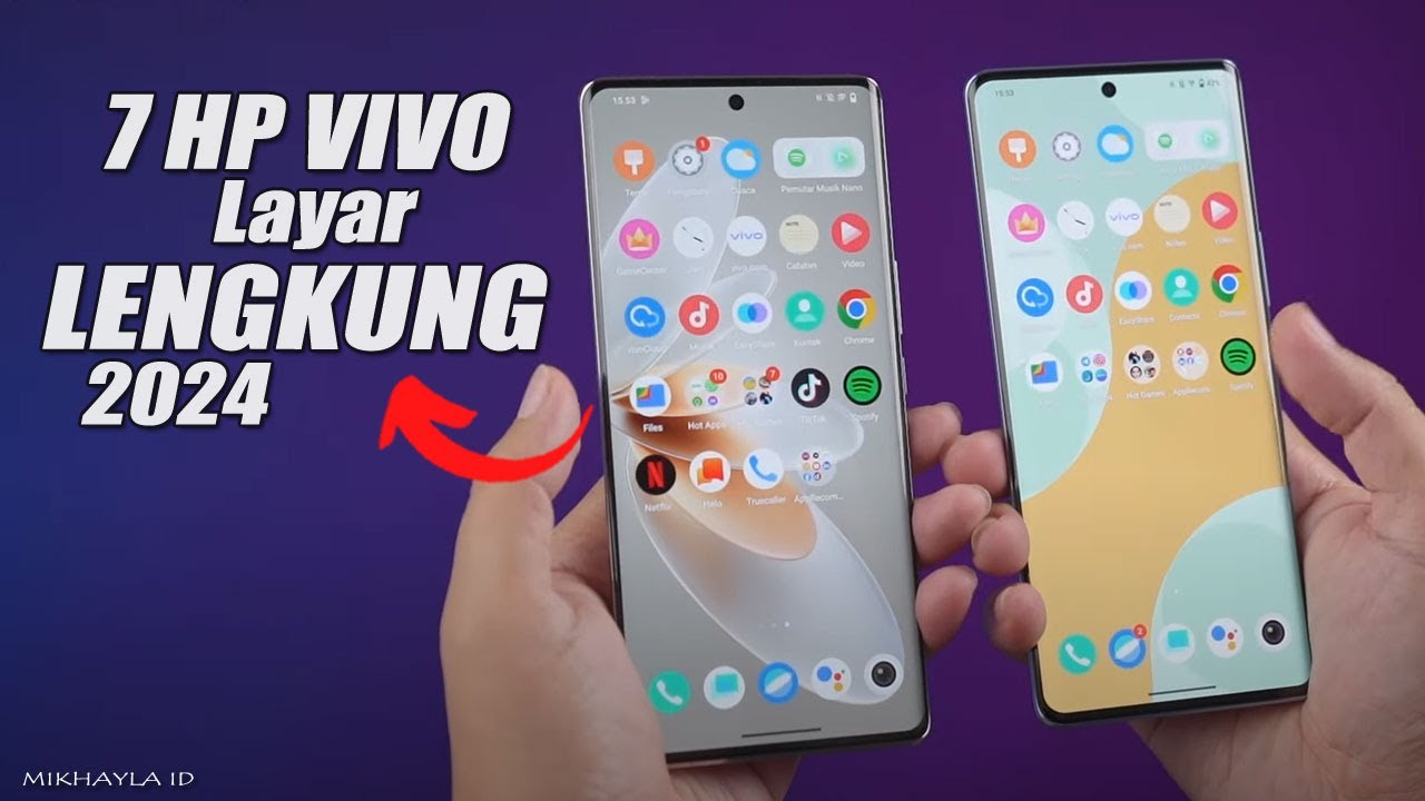 7 HP LAYAR LENGKUNG VIVO TERMURAH DAN TERBAIK 2024 - YouTube