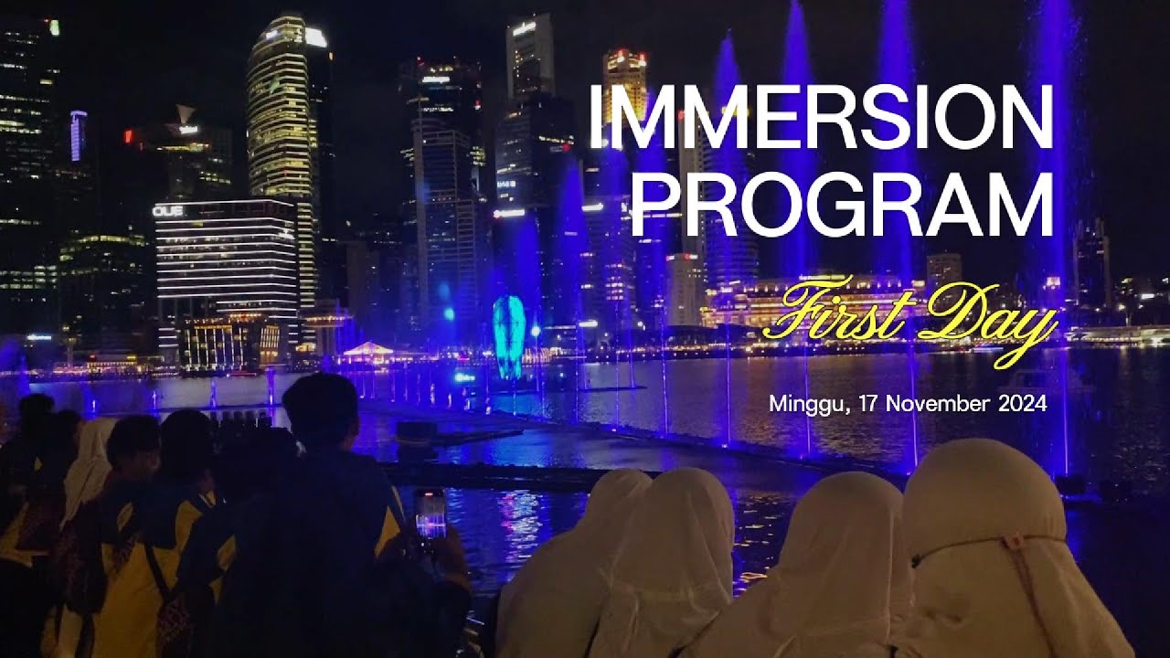 IMMERSION PROGRAM 2024 | FIRST DAY - YouTube