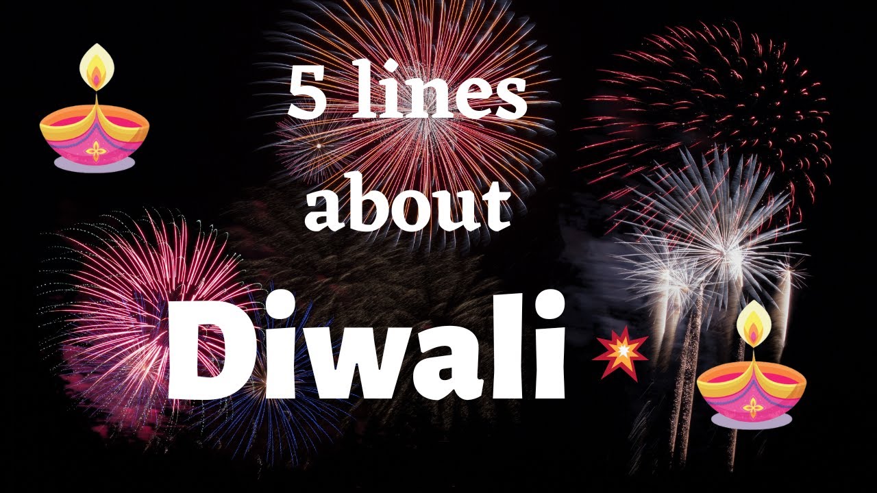 5 lines on Diwali in english/Diwali essay /essay on diwali in english ...