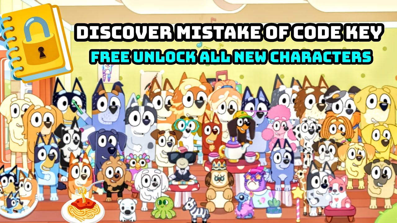 Bluey Let's Play Discover Mistake Of Code Key Free Unlock All New ...