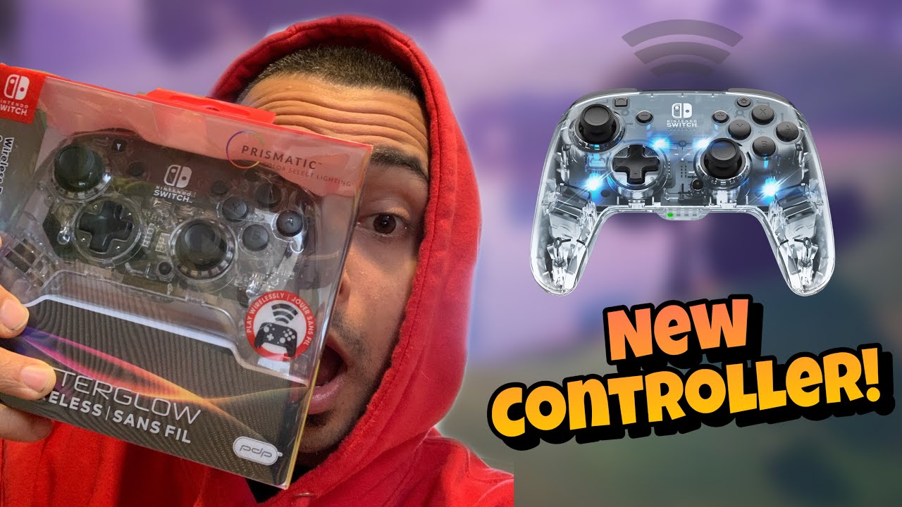 *NEW* Nintendo Switch Wireless Deluxe Afterglow Pro Controller! - YouTube
