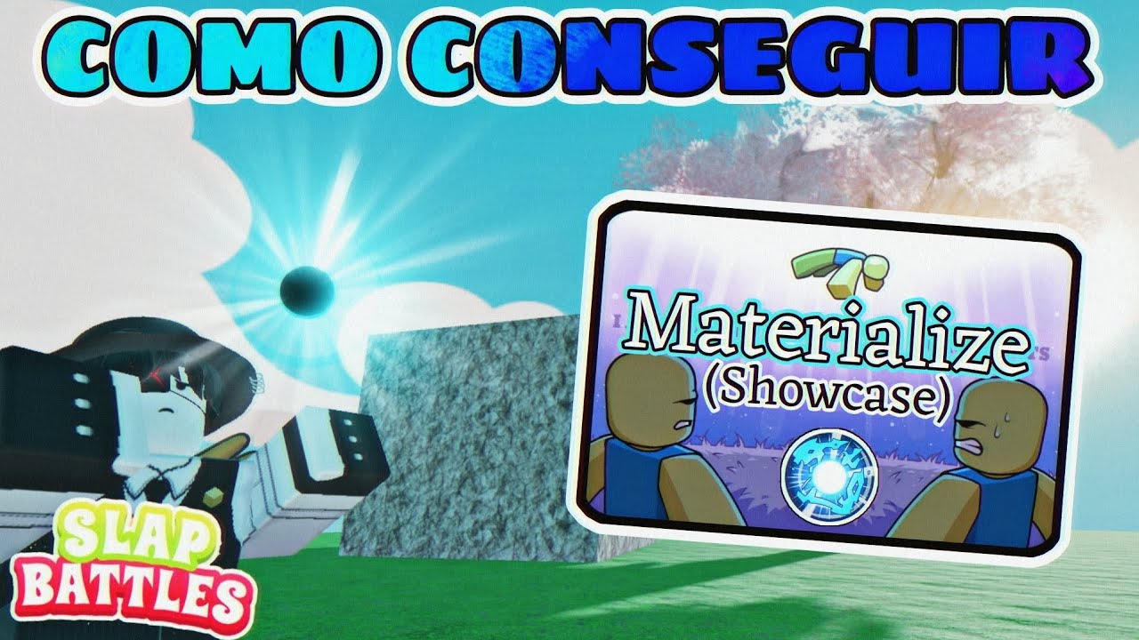 Cómo Conseguir el Guante Materialize (Showcase) | Slap Battles | Roblox - YouTube