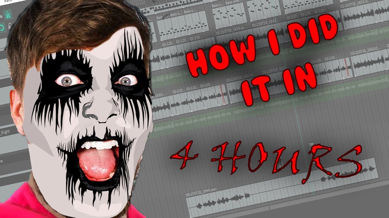 How I made a METAL song in 4 HOURS - YouTube