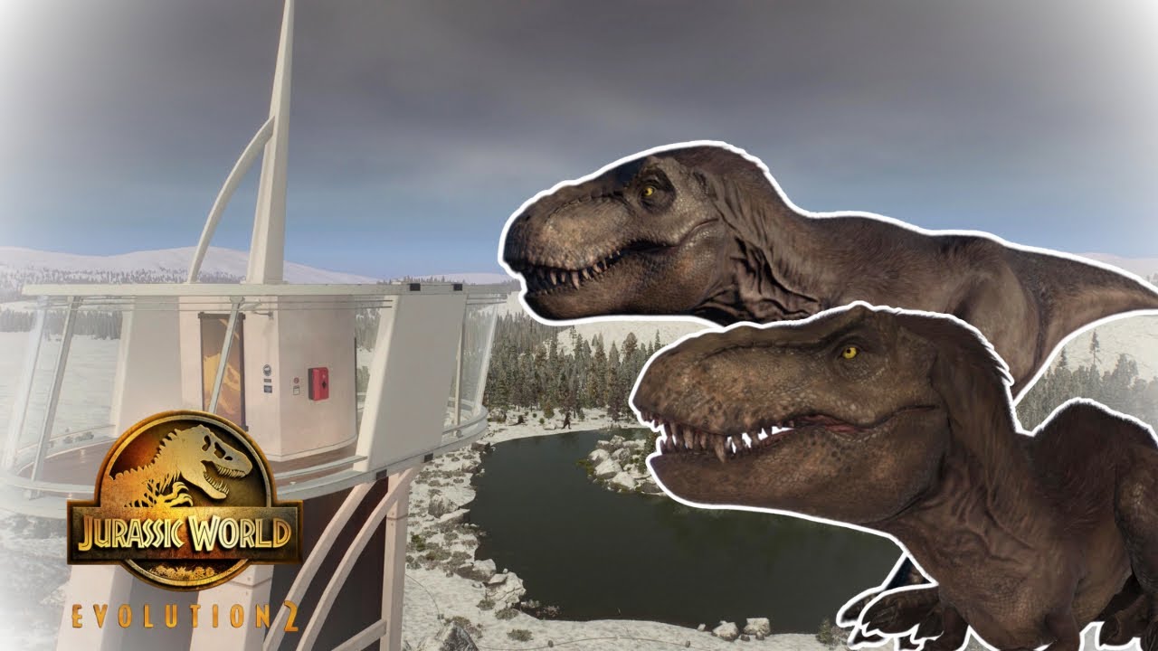 Mountainous Lake Enclosure for T-Rex | Jurassic World Evolution 2 - YouTube