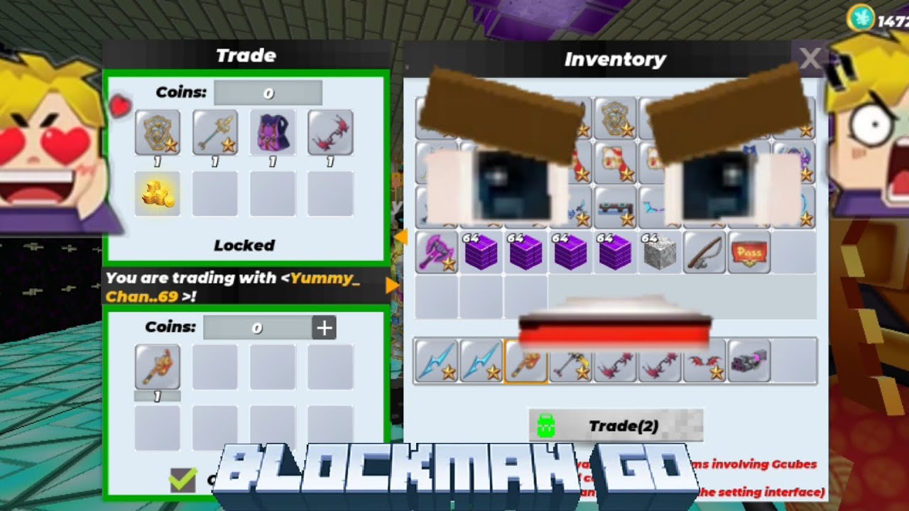 (77) How to get rich 🤑 💵 Trade in block man go sky block enjoy video # ...
