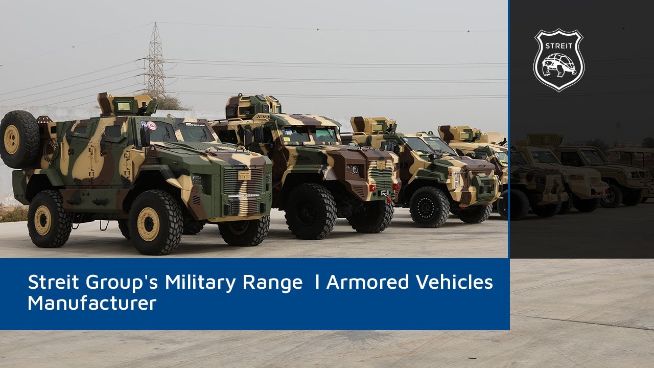 Streit Group's Military Range l Armored Vehicles Manufacturer - YouTube