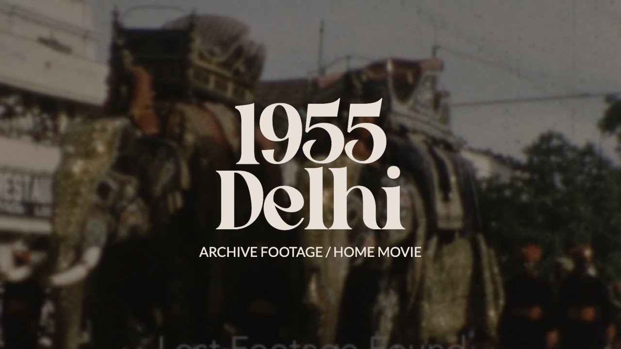Archive footage of Delhi Parade in the 1950s | India home movie film ...