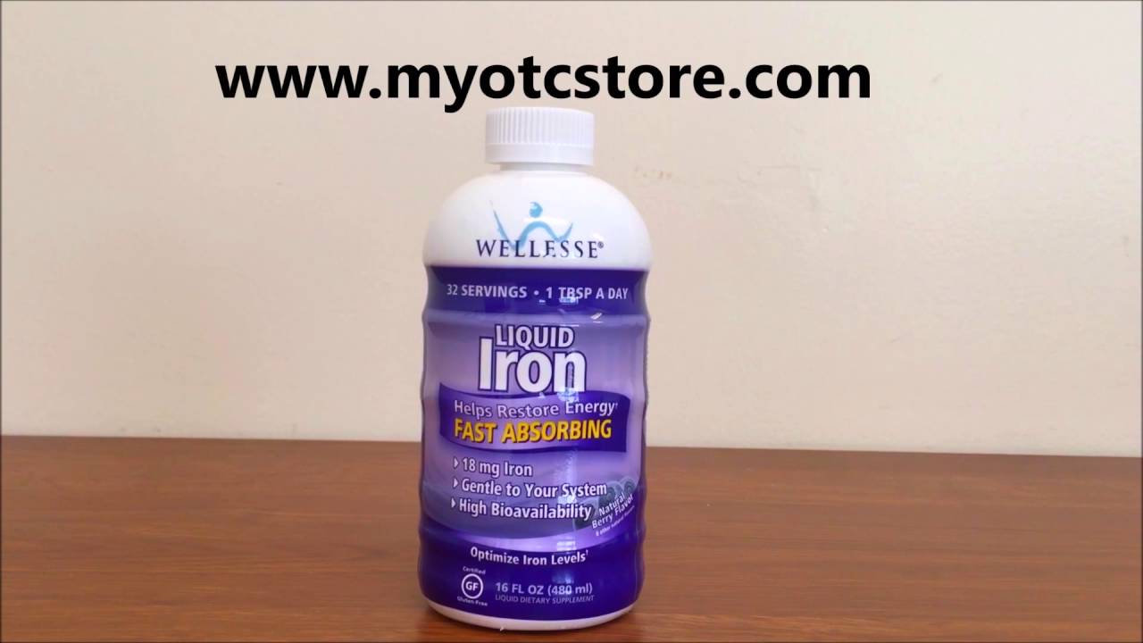 Myotcstore.com Review on Wellesse Liquid Fast Absorbing Iron, Natural ...