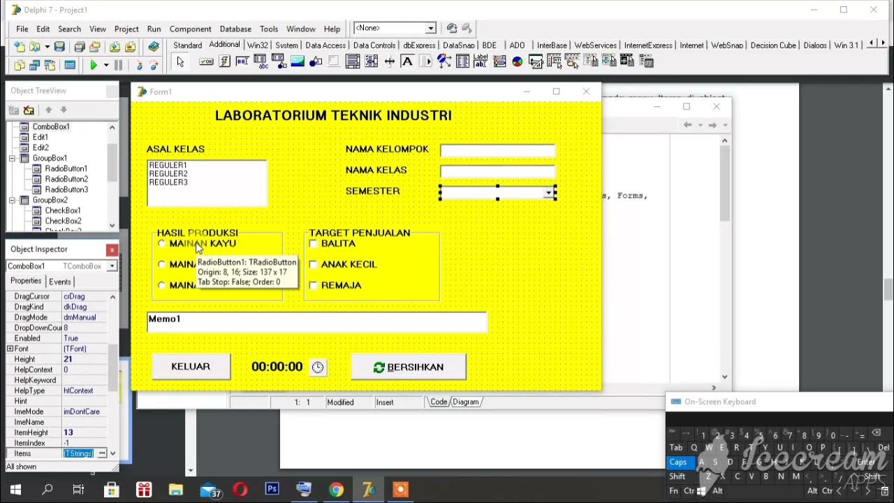 Bahasa Pemrograman VCL( Visual Component Library) - YouTube