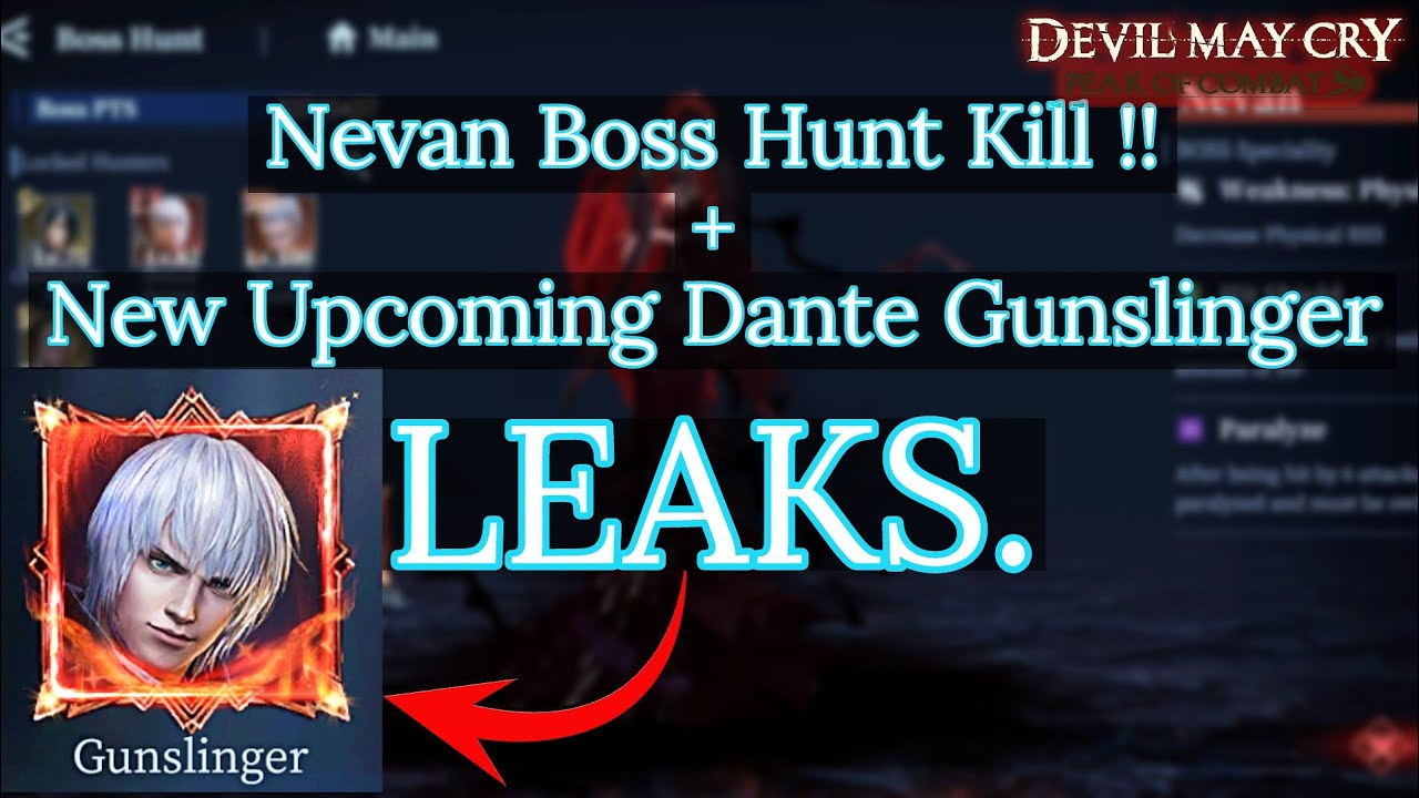 Devil May Cry Peak of Combat ( DMC POC ) | Nevan Boss Hunt | New Dante ...