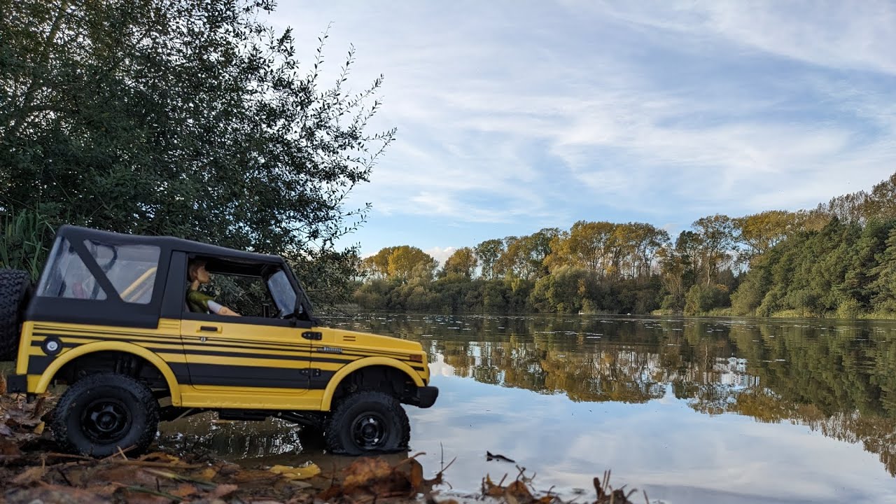 Wpl C74-1 Jimny custom hits the trails ! - YouTube