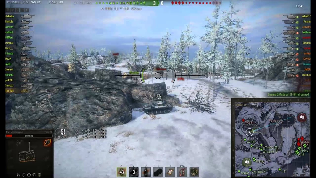 World of Tanks Type 64 Tier X Battle - Ace Tanker - YouTube