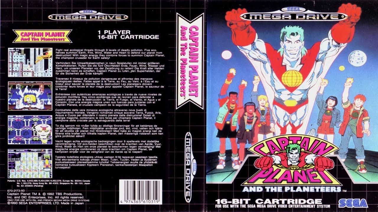 Captain Planet and The Planeteers Sega Mega Drive - YouTube
