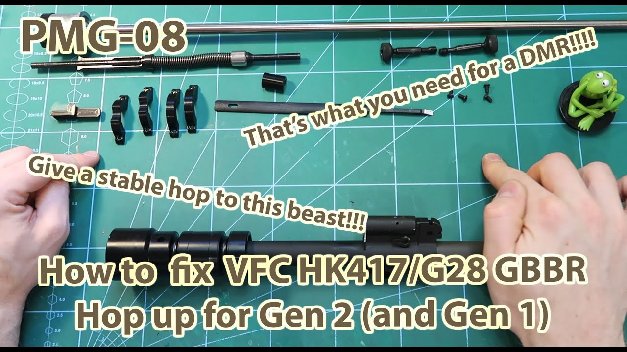 Pimp My Gun #08 - How to fix VFC HK417/G28 GBBR Hop up for Gen 2 (and ...