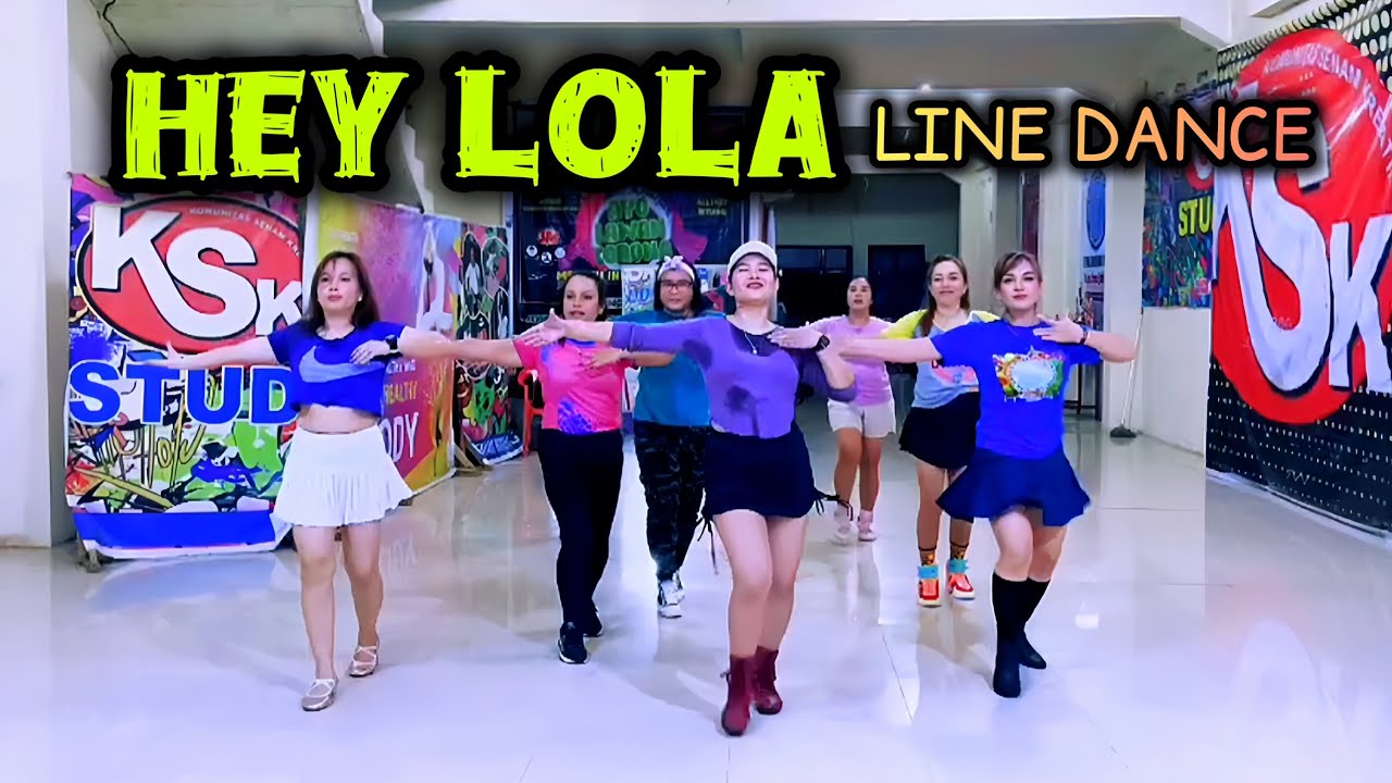 HEY LOLA CHA CHA | LINE DANCE | CHOREO DENKA NDOLU - YouTube