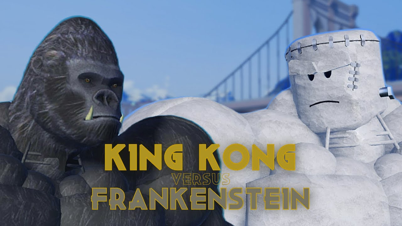 King Kong vs Prometheus... With Healthbars! - YouTube