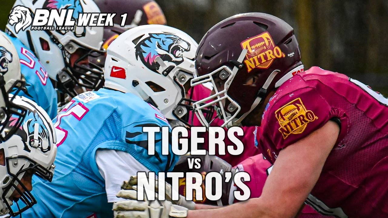 Brussels Tigers @ Kasteel Nitro's (BNL Week 1, 2024) - YouTube