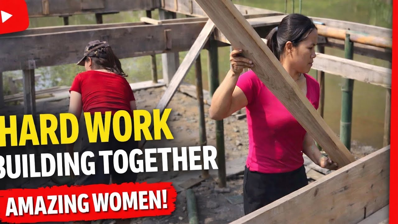 Beautiful two girls building new homes 🏡 - YouTube