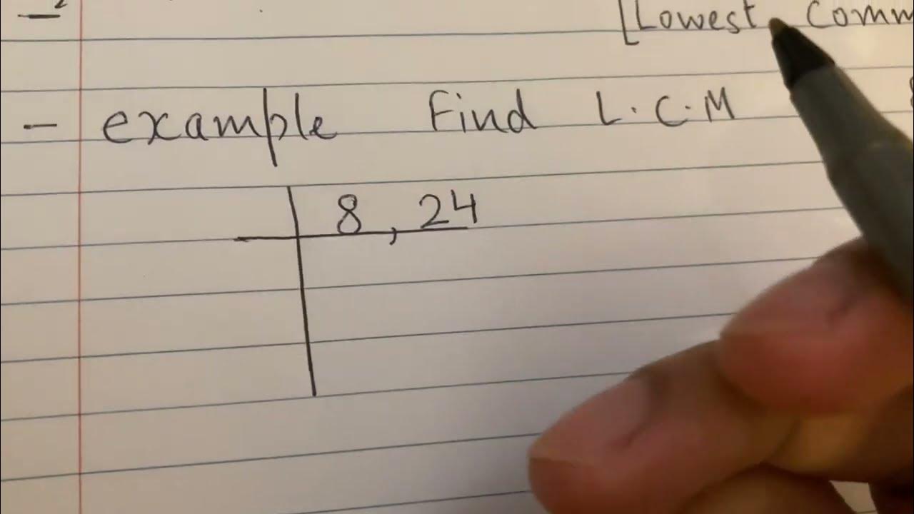 How to find LCM I easy method I mathematics I kids maths I Lowest Common Multiple I simple LCM ...