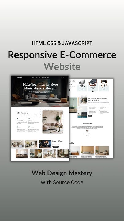 E Commerce Landing Page Using Html Css And Javascript Webdevelop Htmlcsstutorial Webdesign