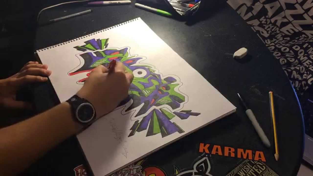 "KLASH" Wildstyle Graffiti - YouTube