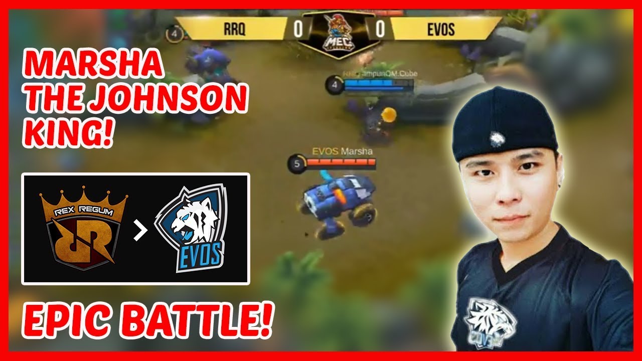 INTENSE! How Marsha Utilizes the Power of Johnson? | EVOS vs RRQ ...