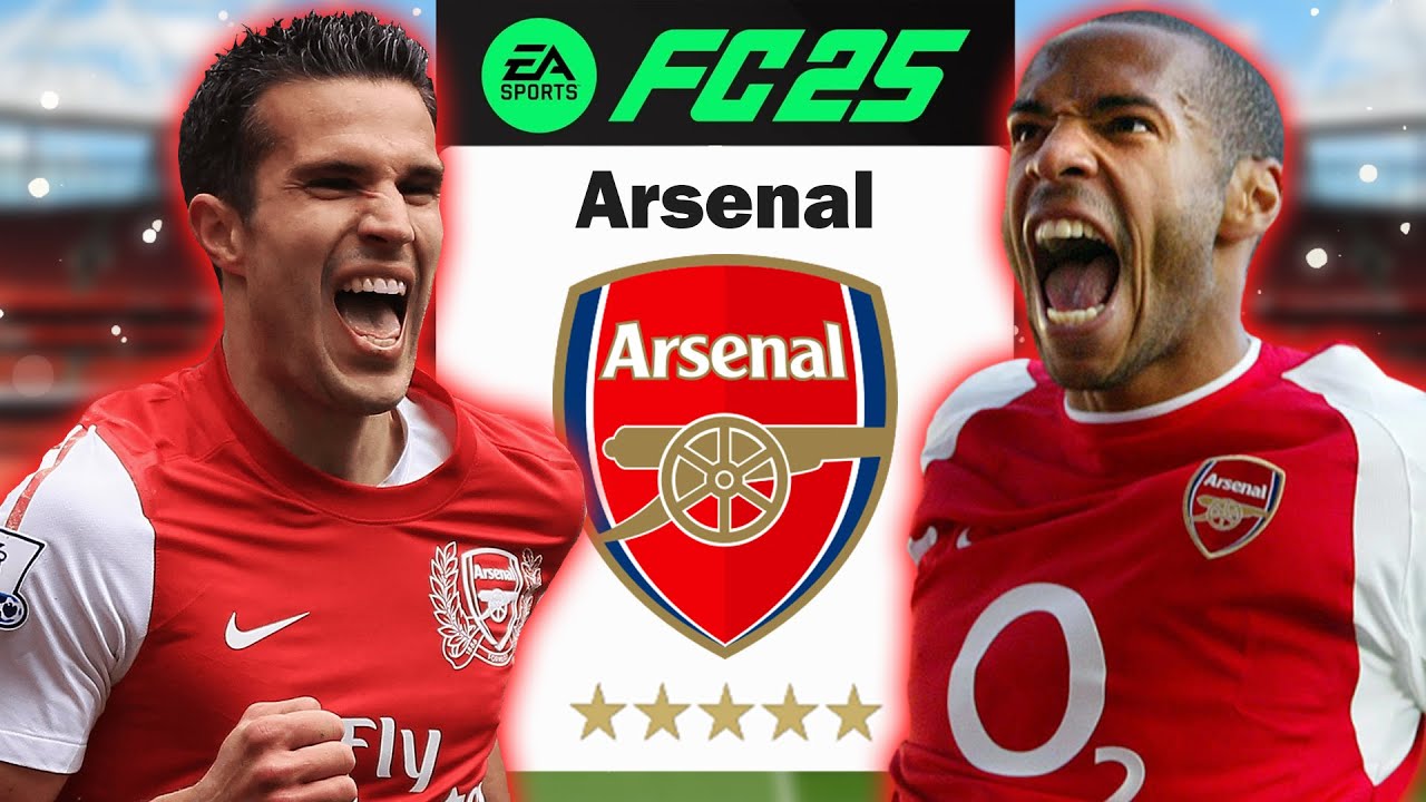 Tôi Xây Dựng Đội Hình HUYỀN THOẠI ARSENAL trong FC 25 - YouTube