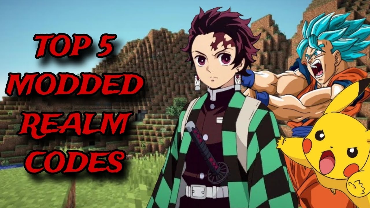 1.20+ || NEW TOP 5 BEST MODDED REALM CODES FOR MINECRAFT BEDROCK ...