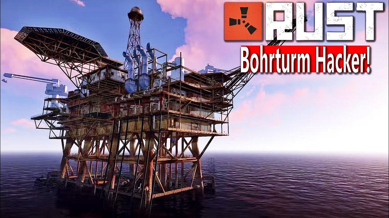 EXPLOSIVER BASE RAID in RUST mit RAKETEN - ANGRIFF auf den BRADLEY und ein HACKER auf OIL RIG ...