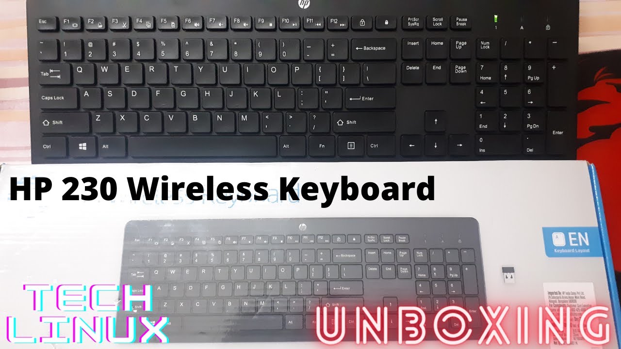 HP 230 Wireless Keyboard Unboxing//Tech Linux// #unboxing #hp #keyboard ...