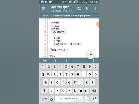 access specifier 1.private in c++ program ♡computer science engineering status ♡ - YouTube