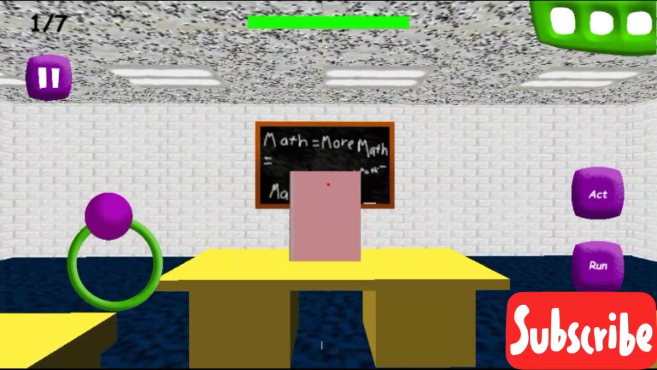 Baldi's basic education and learning android apk - YouTube