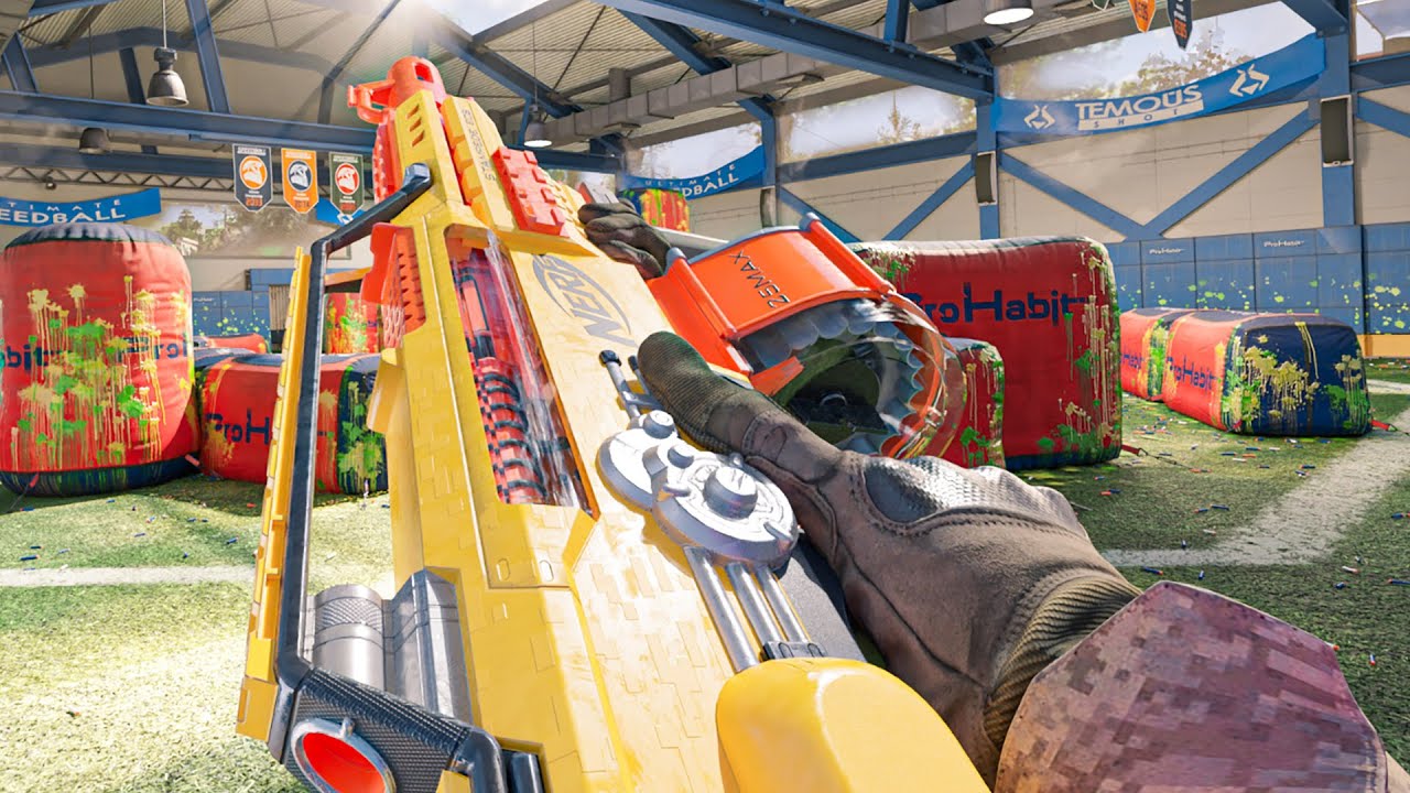 Nerf Stampede ECS with COD: MW animations - YouTube