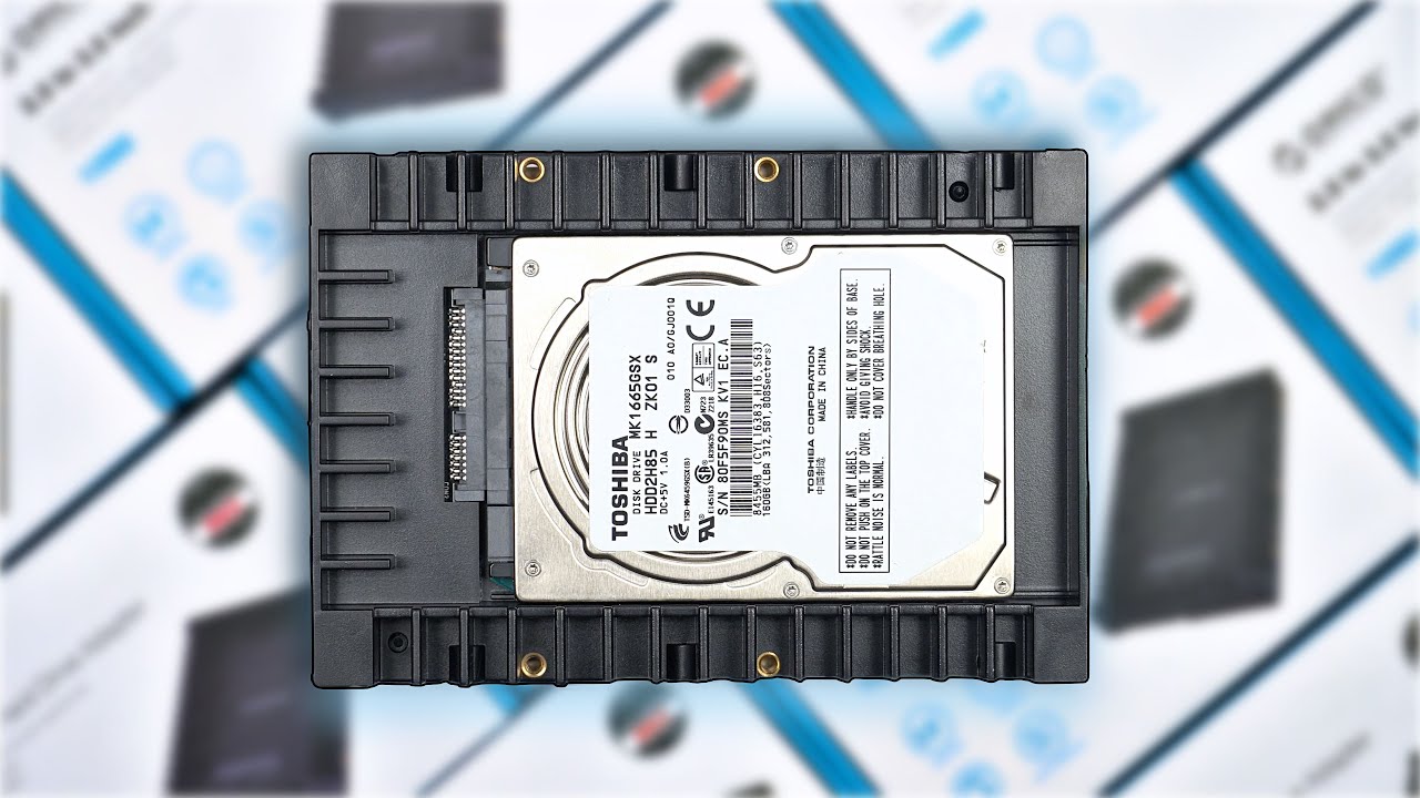 ORICO 2.5 to 3.5 inch Hard Drive Caddy: Unboxing & Testing - YouTube