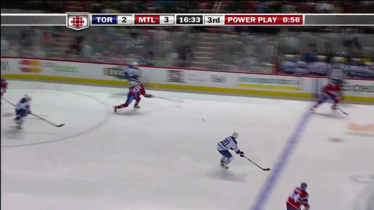 Christian Hanson 2nd Goal - Leafs 3 vs Habs 3 - Apr 10th 2010 (HD ...