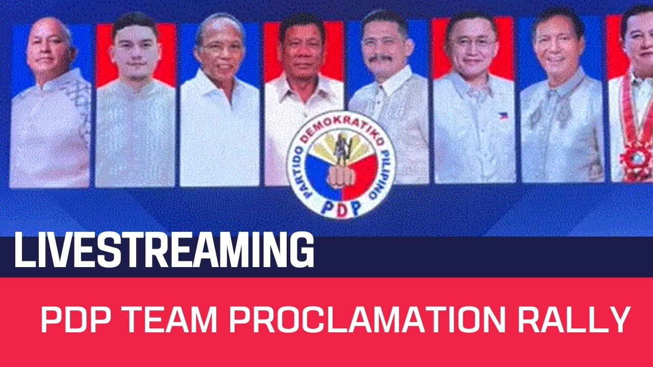 PDP TEAM PROCLAMATION RALLY - YouTube