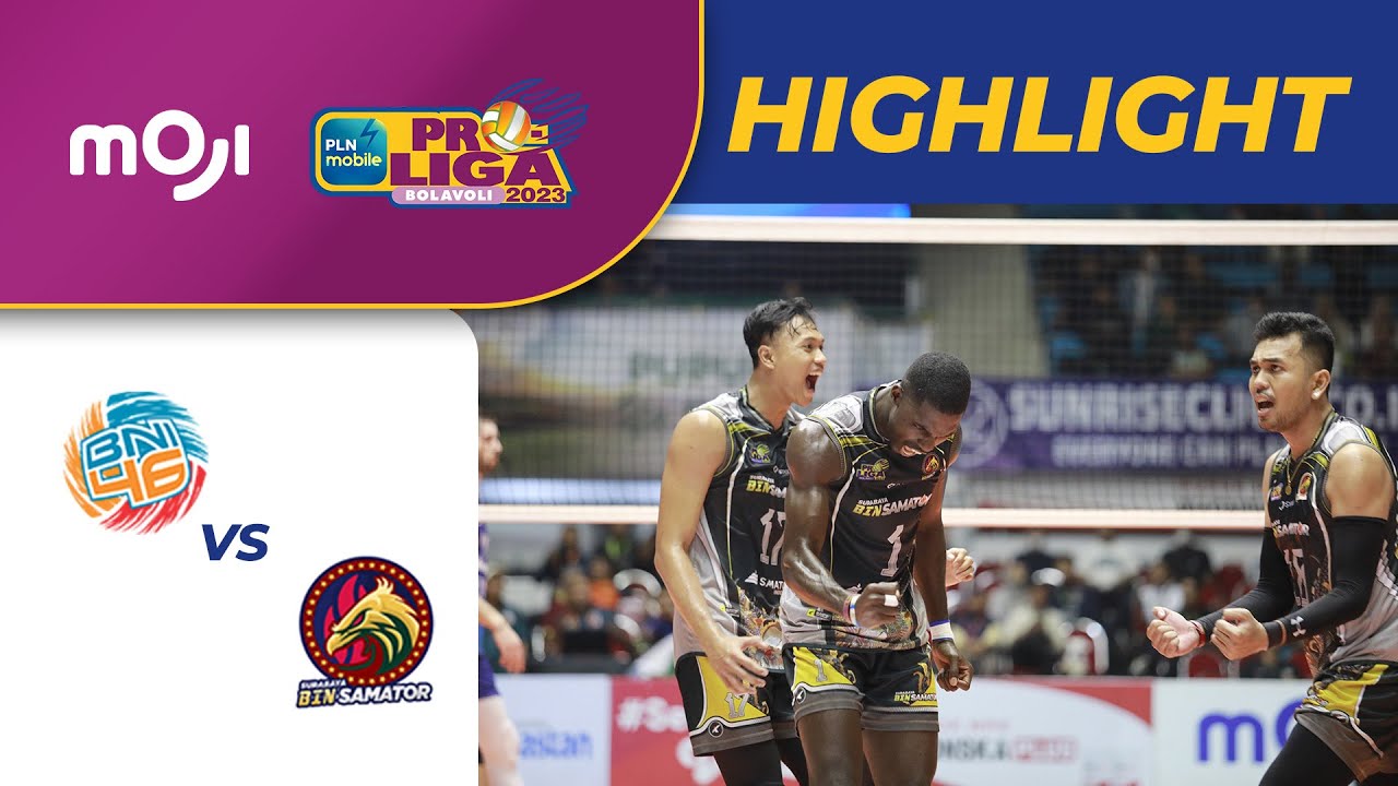 Jakarta BNI 46 VS Surabaya BIN Samator (0-3) | Highlight PLN Mobile ...