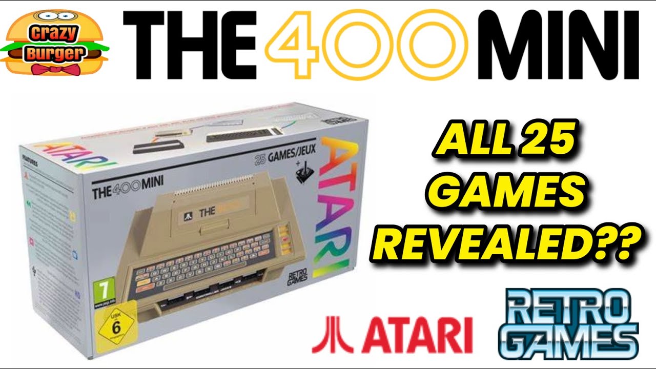 THE400 Mini ALL 25 Games Revealed?? - YouTube