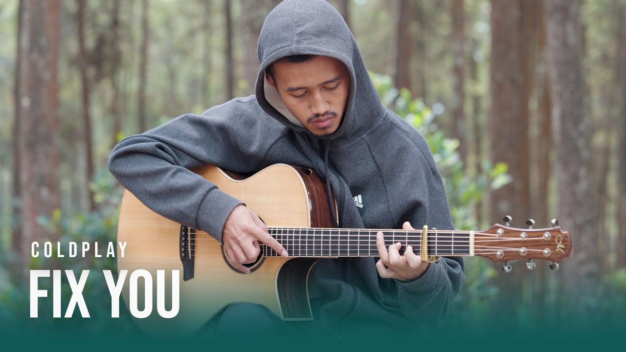 Fix You - Coldplay - Fingerstyle Guitar Cover - YouTube
