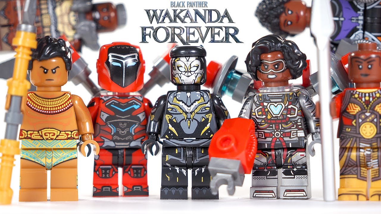 LEGO Black Panther Wakanda Forever minifigures | Unofficial Lego ...