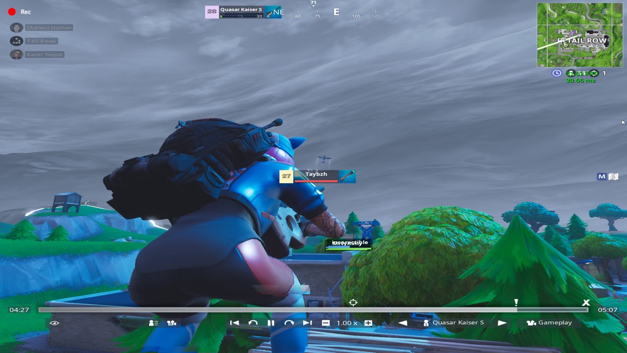 FORTNITE - How to get down an aviator - YouTube