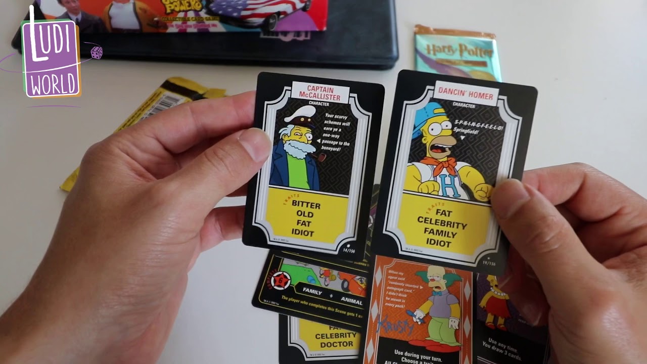 Simpsons ccg + Harry Potter ccg + Austin Powers CCG - YouTube