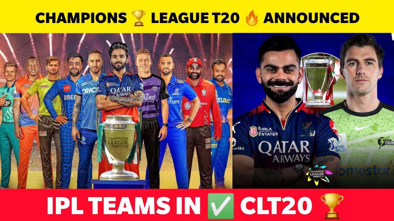 Champions league T20 is Back 🏆 IPL Teams in CLT20 2026 😱 ICC Upcoming Events Officially Fixed ...