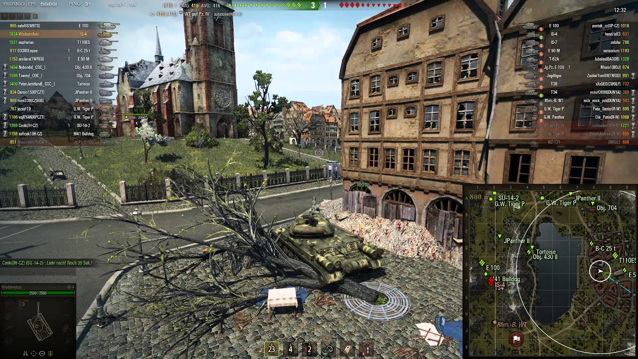 World of Tanks IS4 gameplay - YouTube