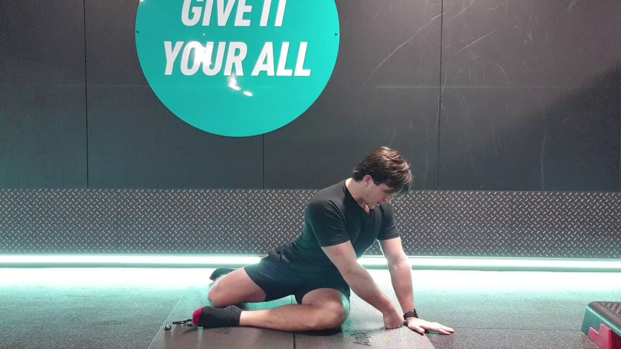 90 - 90 Stretch (Lower Back & Hips) - YouTube