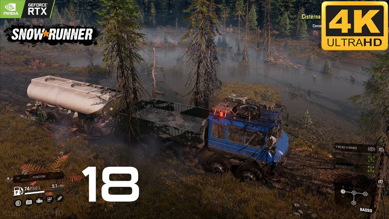 SnowRunner - Michigan: Cisterna di Petrolio Mancante - Gameplay ITA ...