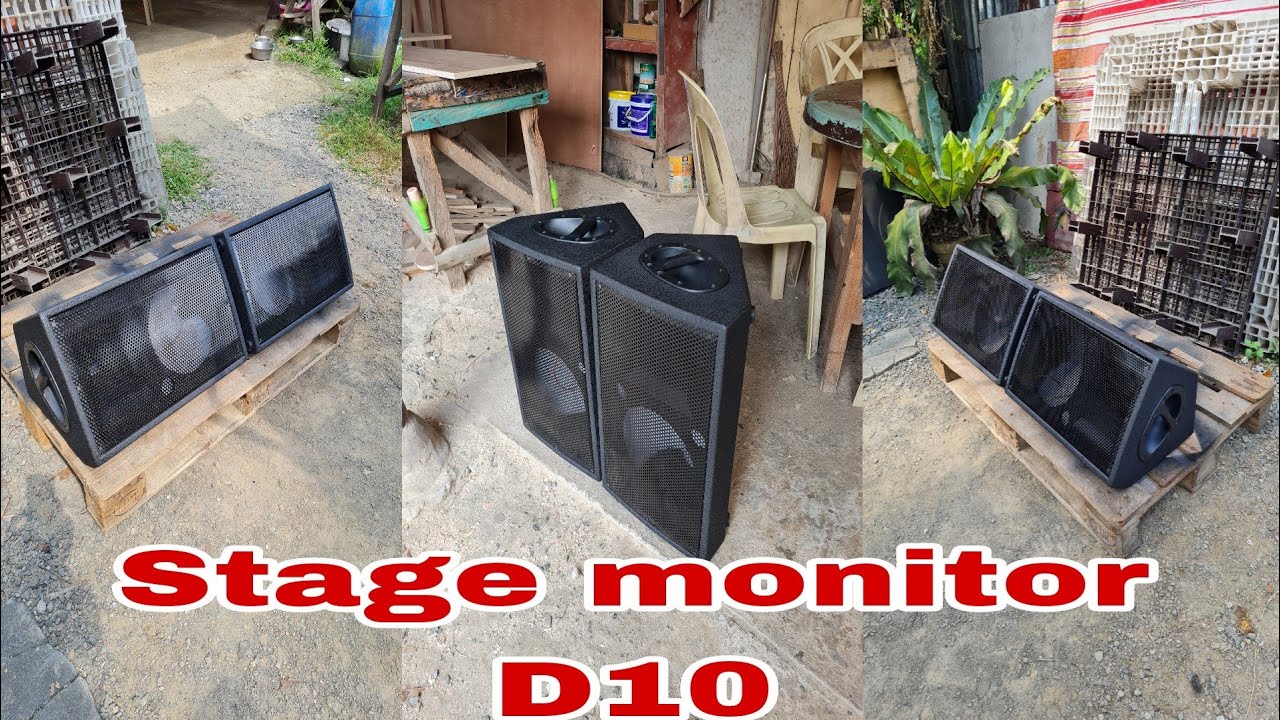 Flex ko lang mga Kabisyo; Stage monitor D10..(no speaker) kaya wala ...